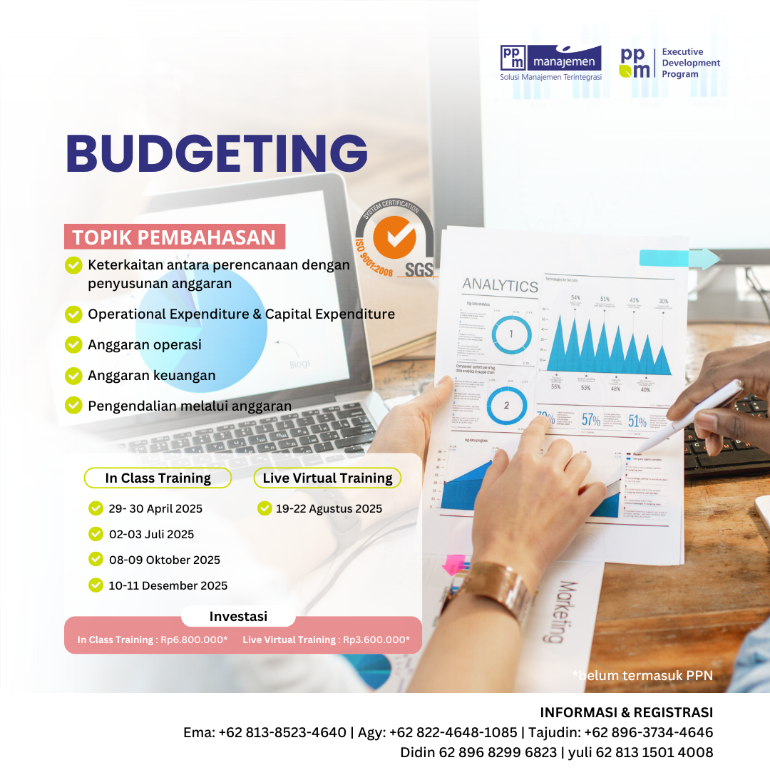 Budgeting [In-Class Training] 8-9 Oktober 2025 | PBP