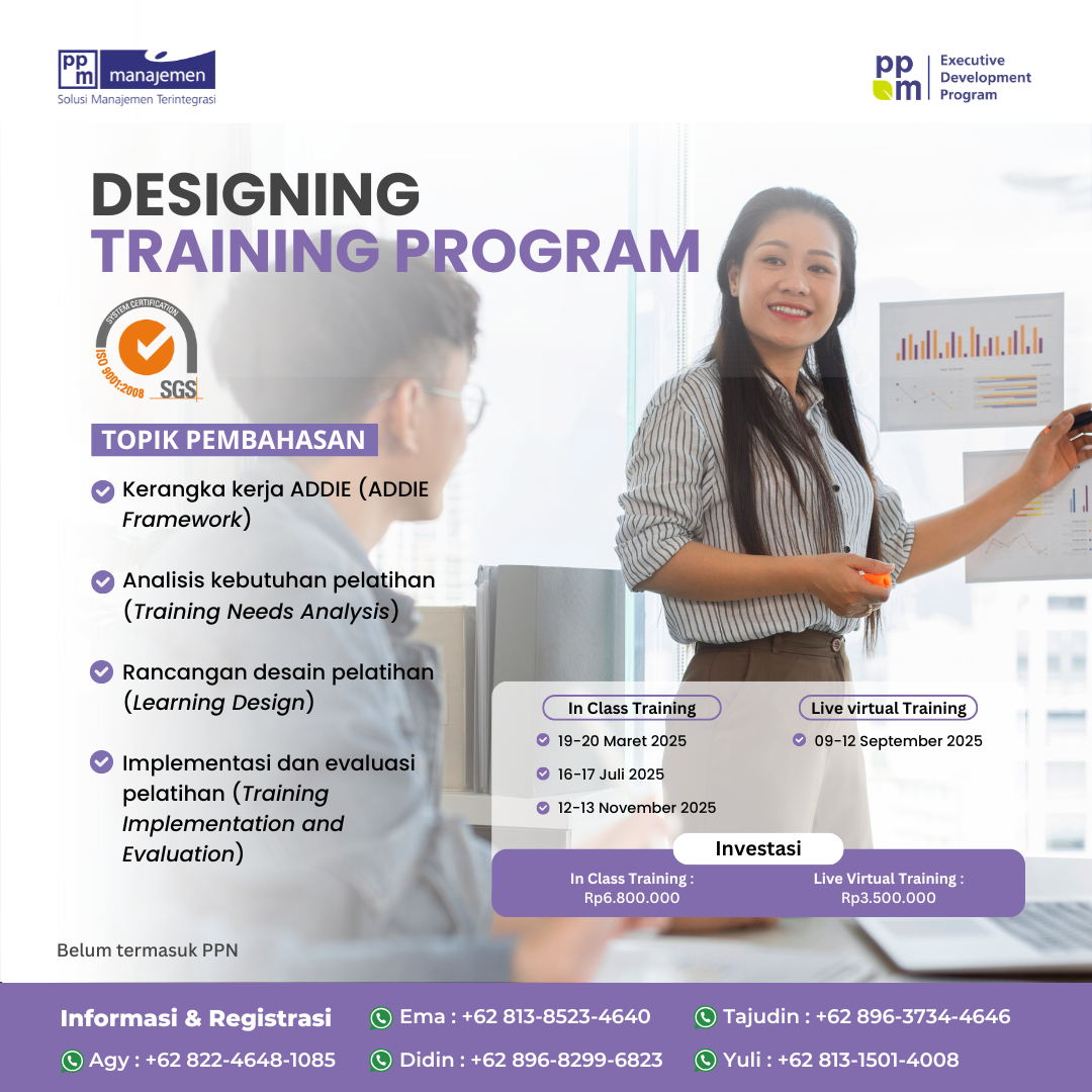 Design Training Program [In Class Training] | PBP