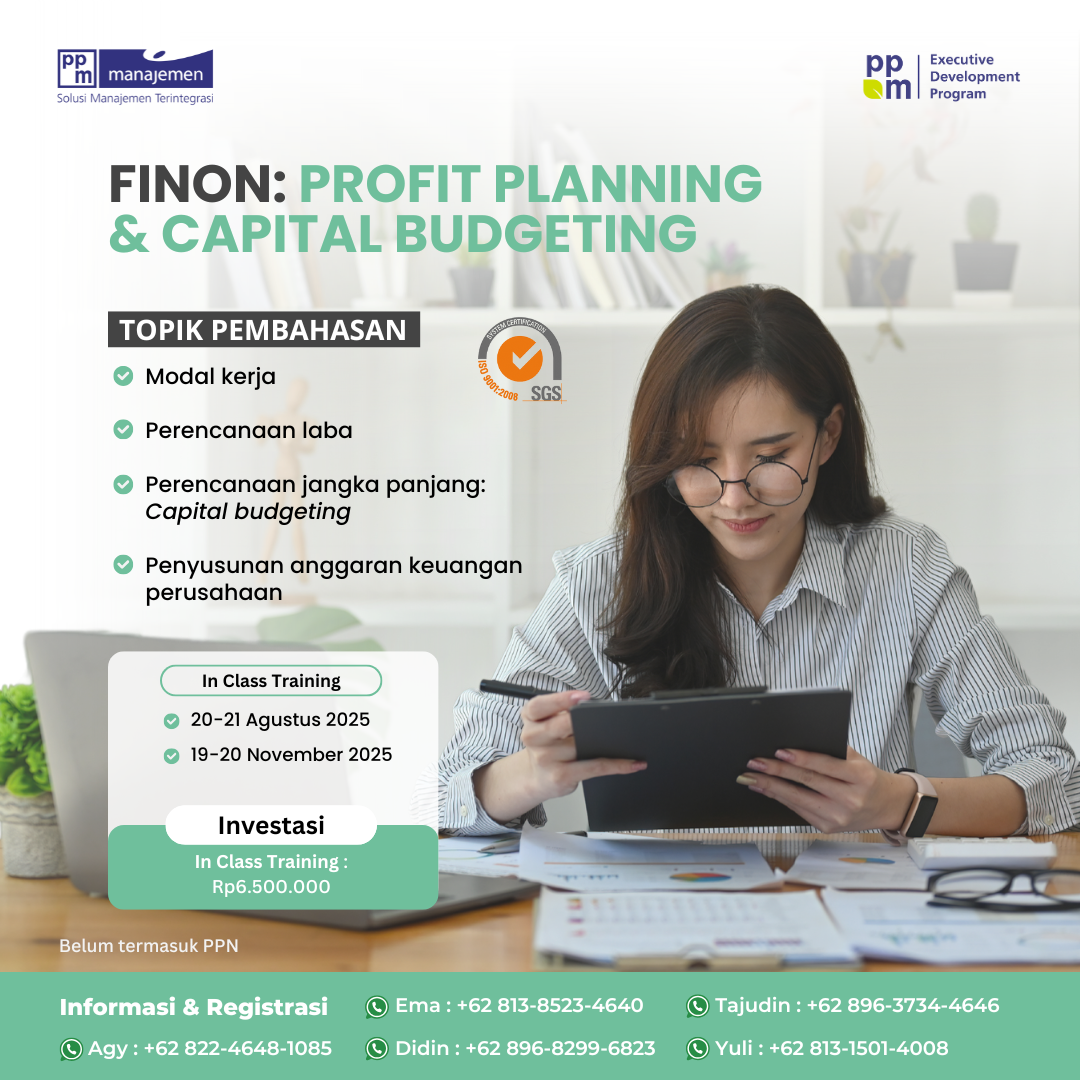 Finon: Profit Planning & Capital Budgeting [In Class Training] | PBP