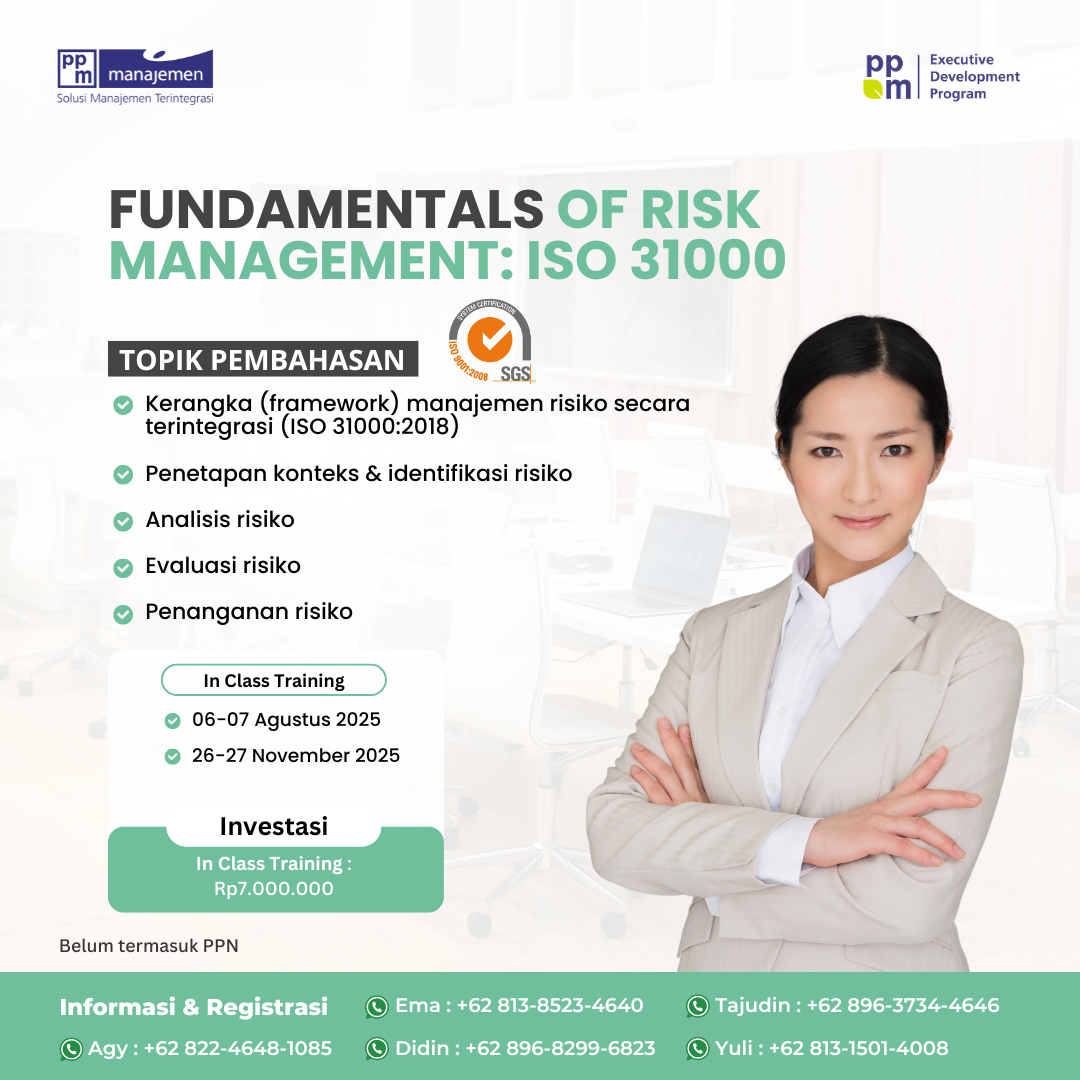 Fundamentals of Risk Management: ISO 31000 [In-Class Training] | PBP