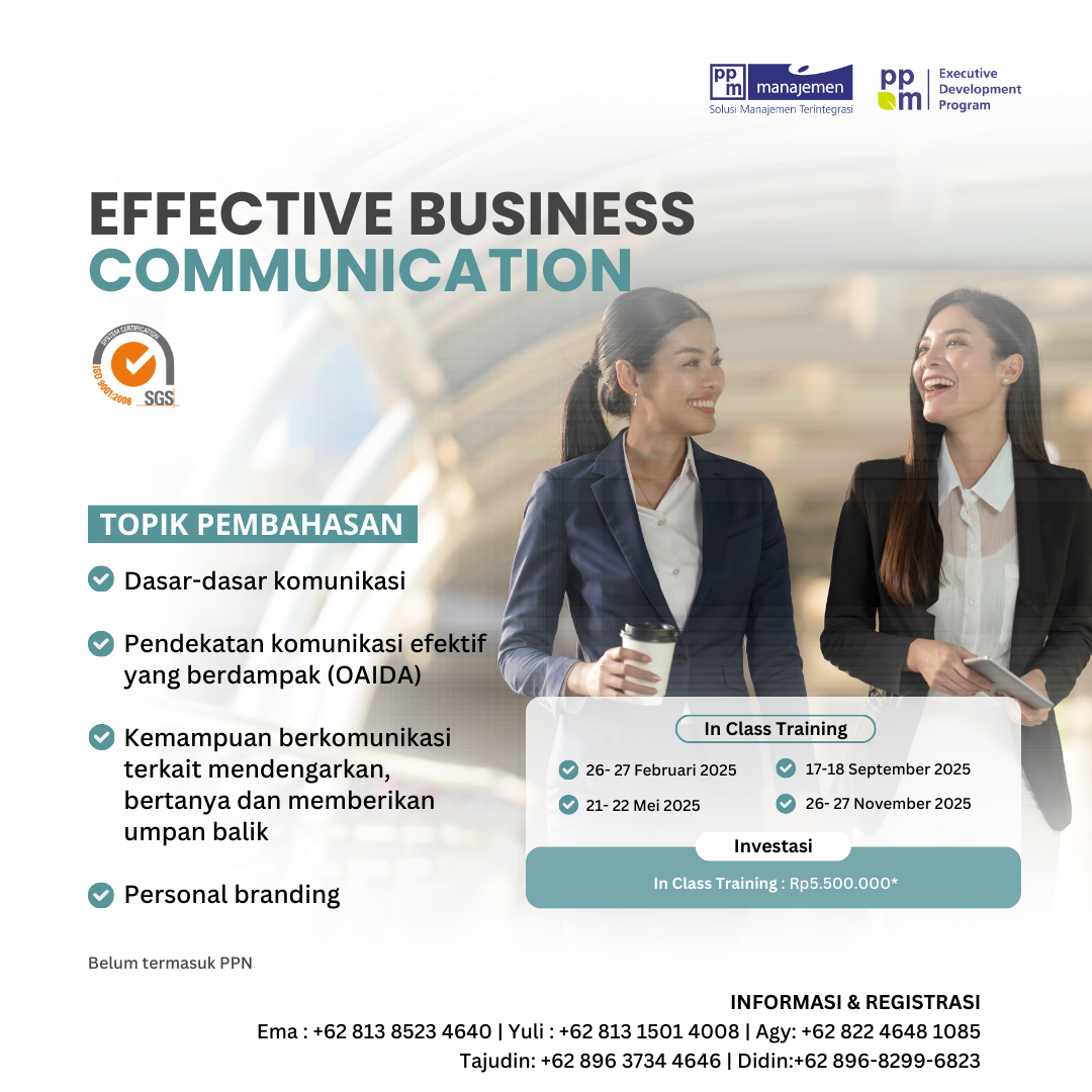 Effective Business Communication [In-Class Training] | PBP