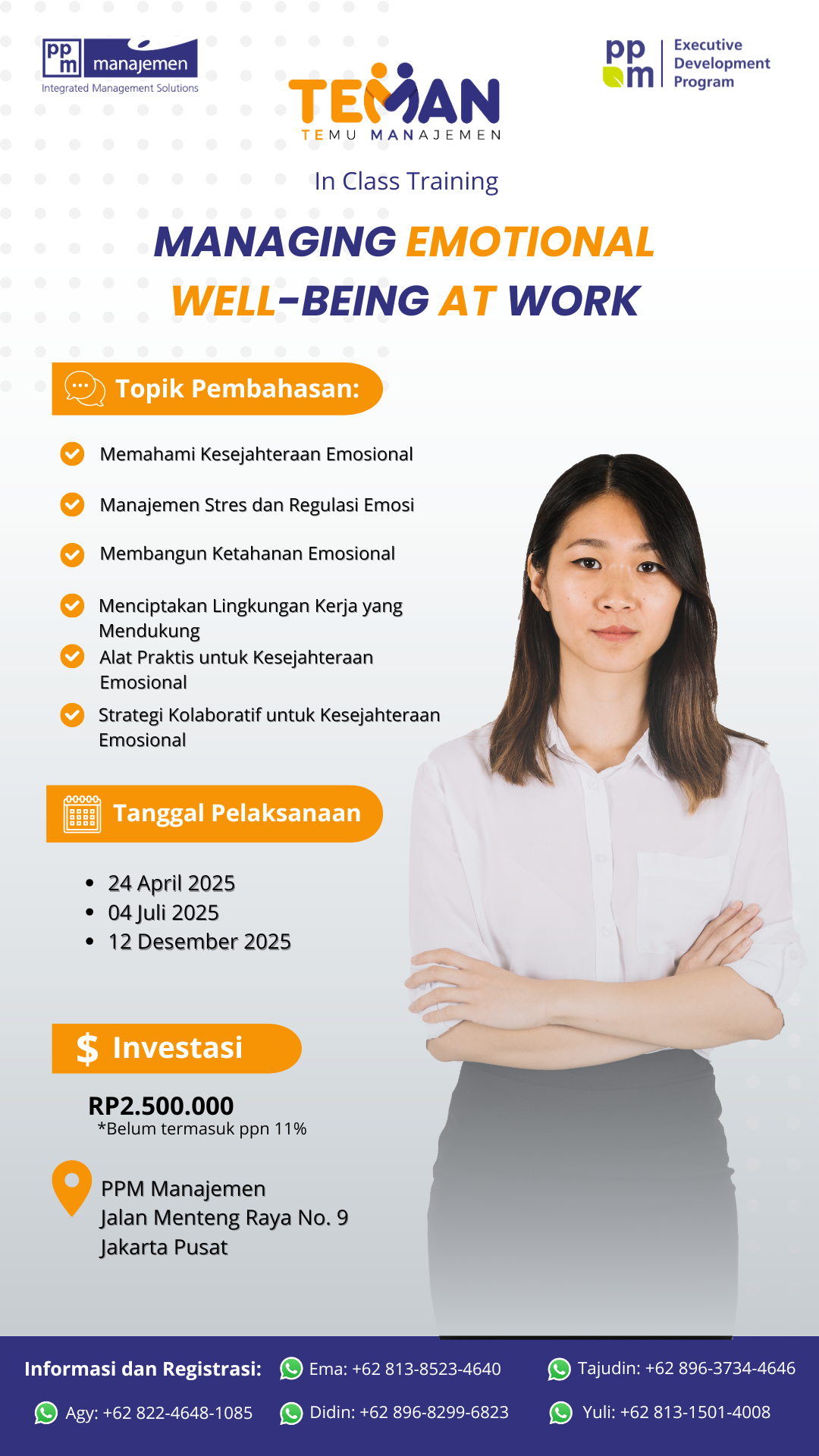 Temu Manajemen : Managing Emotional Well- Being at Work | PBP