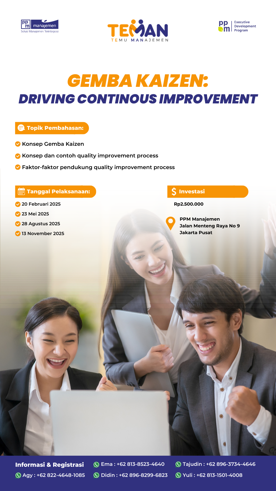 Temu Manajemen : Gemba Kaizen: Driving Continous Improvement | PBP